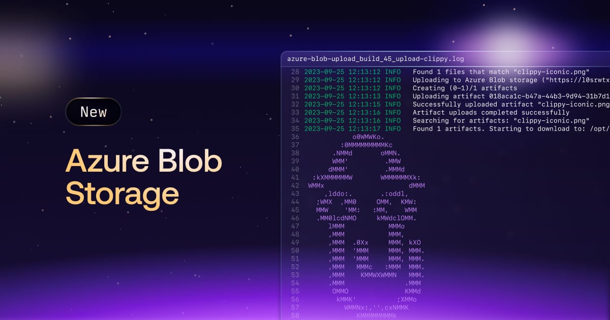 Azure Blog Storage for Artifacts | Buildkite September 2023 Release ...