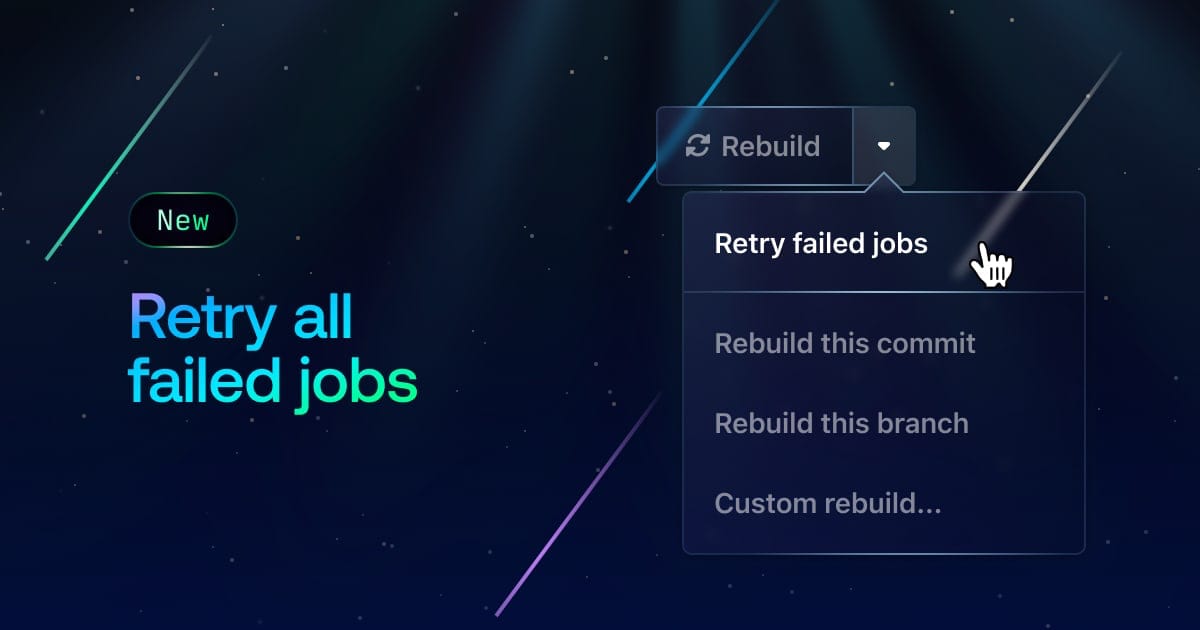 Retry all failed jobs | Buildkite December 2023 Release | Buildkite
